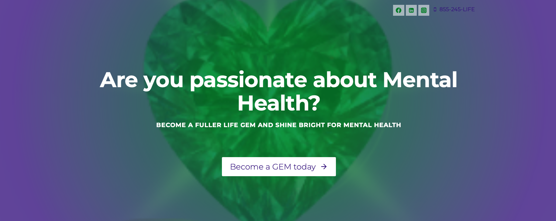 Become a Fuller Life GEM and shine bright for Mental Health in Houston ...